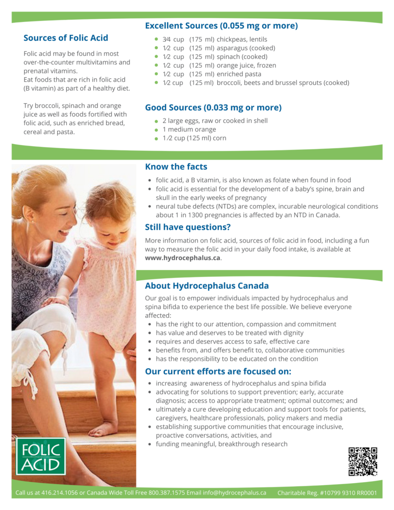 Folic Acid - Hydrocephalus Canada