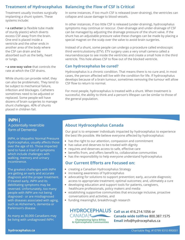 Understanding Hydrocephalus - Hydrocephalus Canada